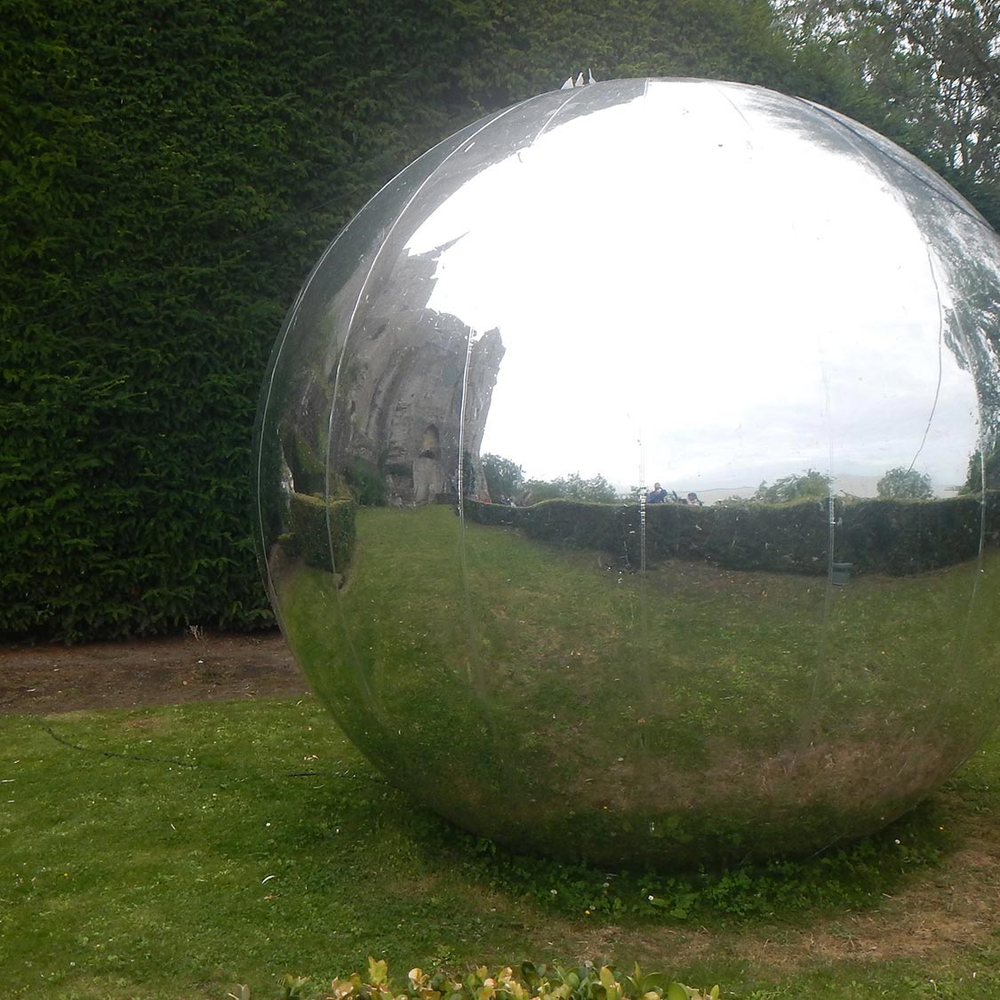 square shiny object as seen at Mont Saint-Michel - Gregory Olson - delightability